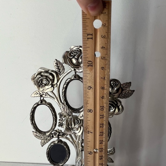 Godinger | Accents | Vintage Silver Plated Roses Family Pictures Tree ...